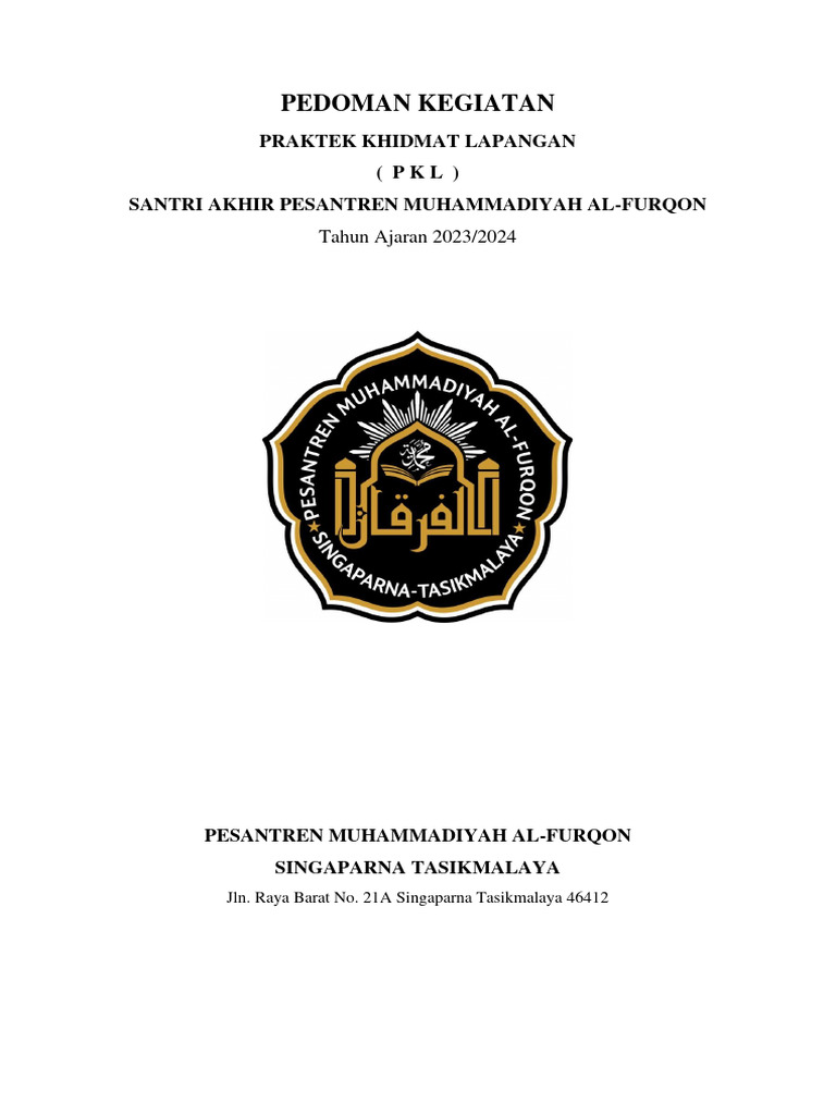 Pedoman PKL 2024 | PDF