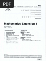 Mathematics Advanced Extension 1 and Extension 2 Reference Sheet PDF ...