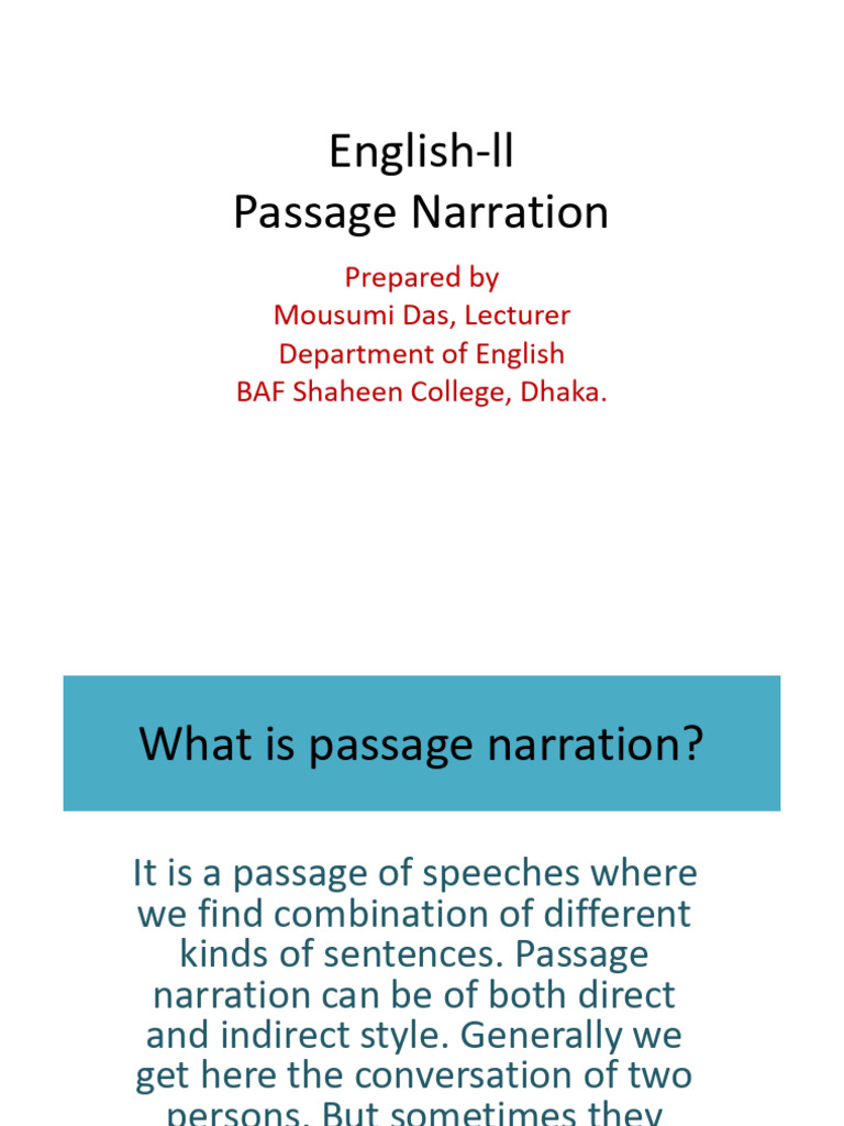 HSC Narration 2 | PDF | Linguistics | Grammar