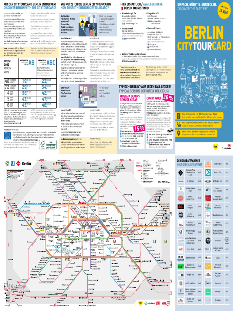 Berlin-Citytourcard Flyer | PDF