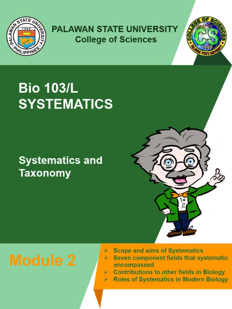 Module 2 Systematics | PDF | Taxonomy (Biology) | Taxon