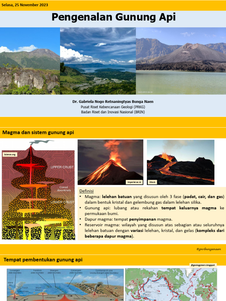 Pengenalan Gunung Api | PDF