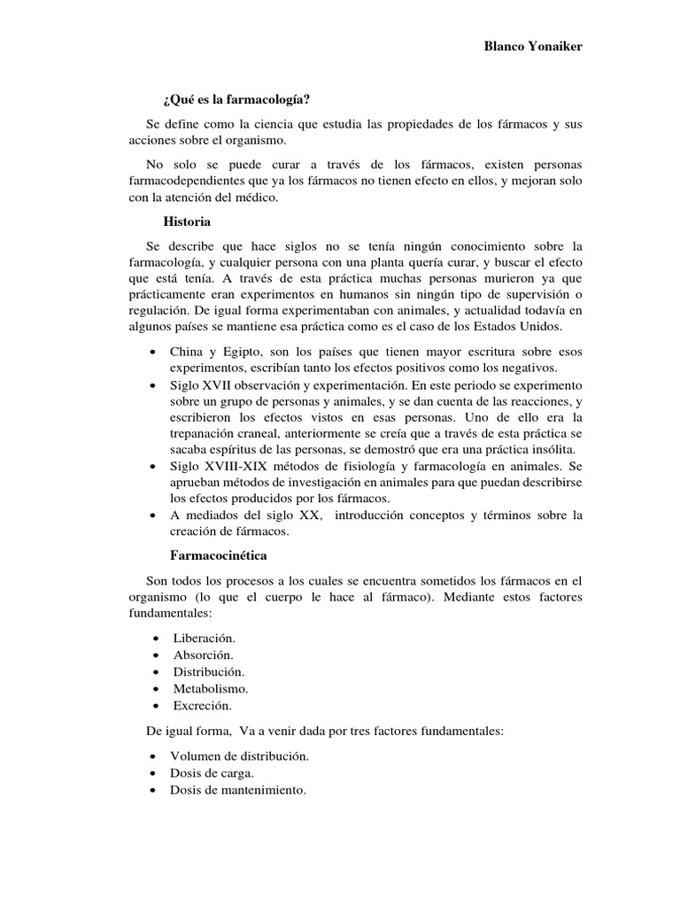 Far Maco Cine Tica | PDF | Medicamentos con receta | Excreción