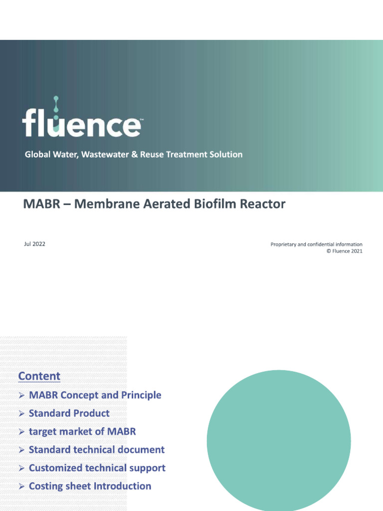 Fluence MABR Technology | PDF