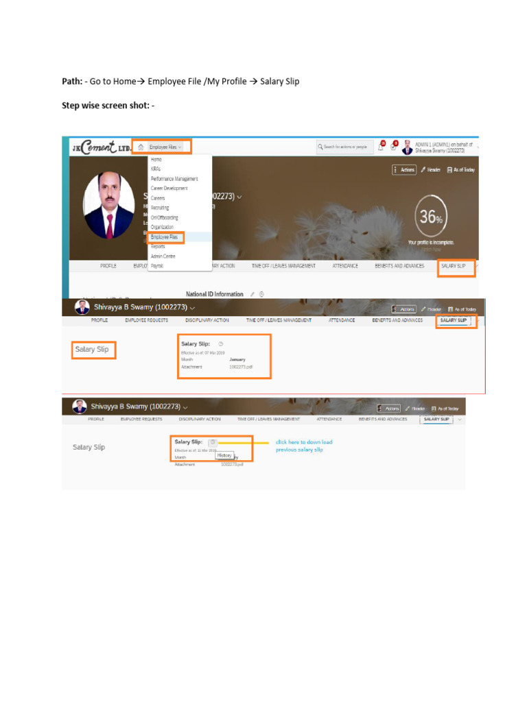 How To View Download Salary Slip On Saksham | PDF