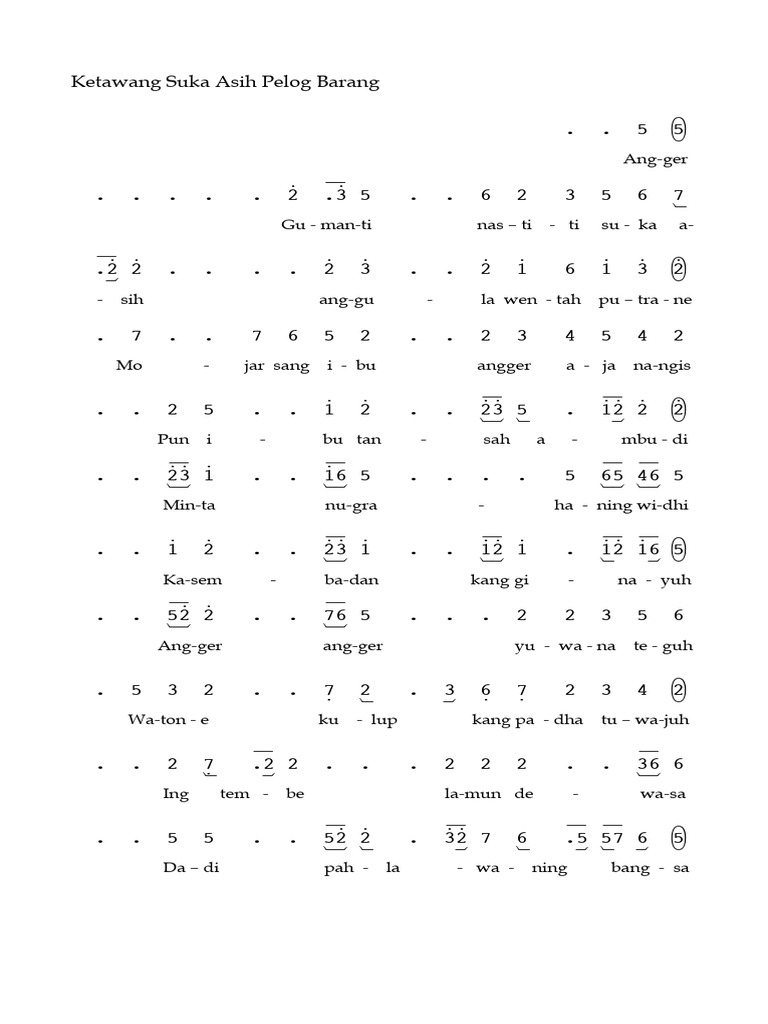 Lancaran Muda Mudi | PDF