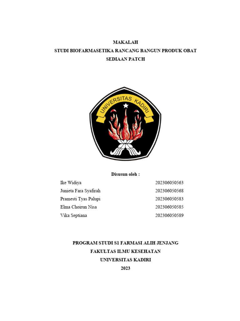 Makalah Patch Kelompok 5 Selesai | PDF