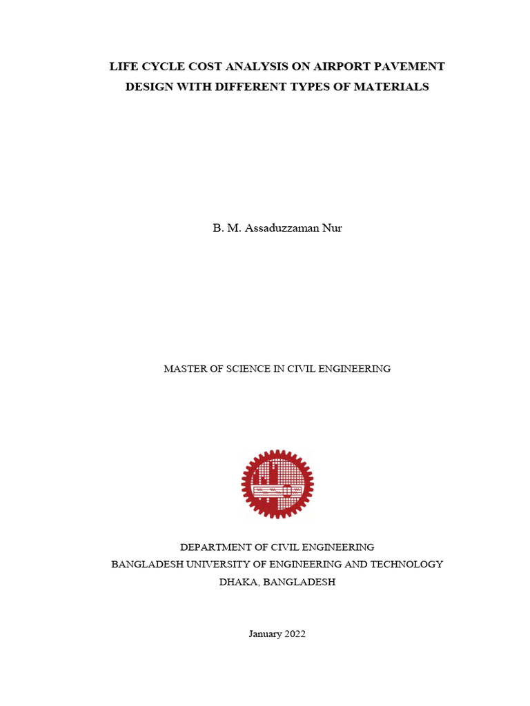 Full Thesis | PDF | Road Surface | Life Cycle Assessment