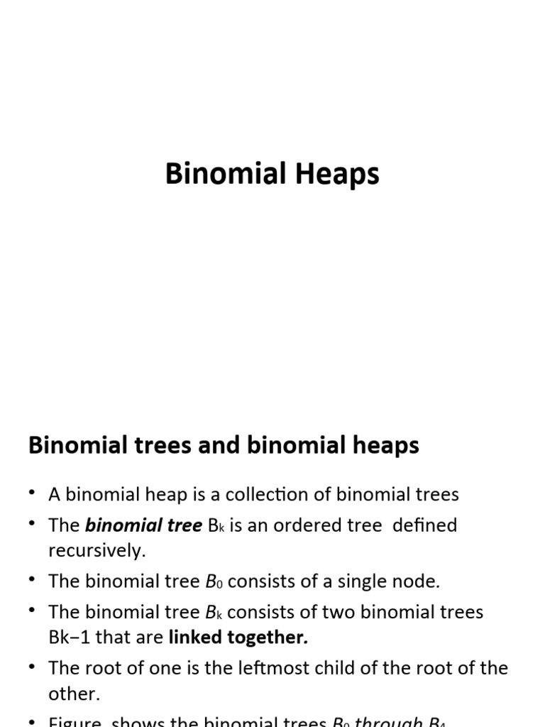 Binomial Heaps | PDF