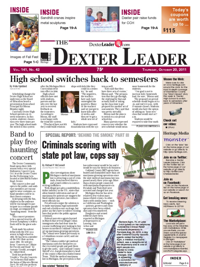 Dexter High School Returns to Semesters | PDF | Cannabis (Drug ...