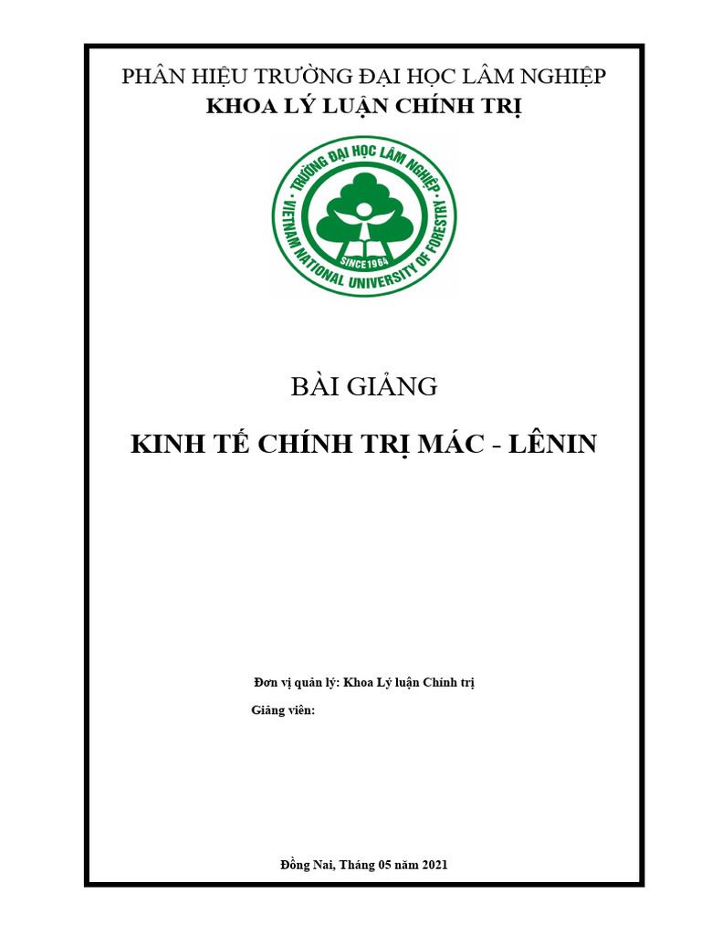 Bài Gi NG KTCT Mác-Ln | PDF