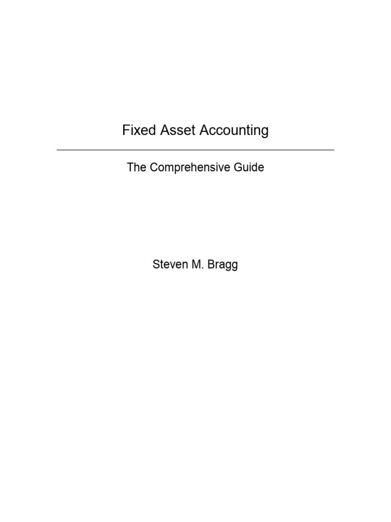 AA114801 - Toc Fixed Asset Accounting | PDF | Depreciation ...