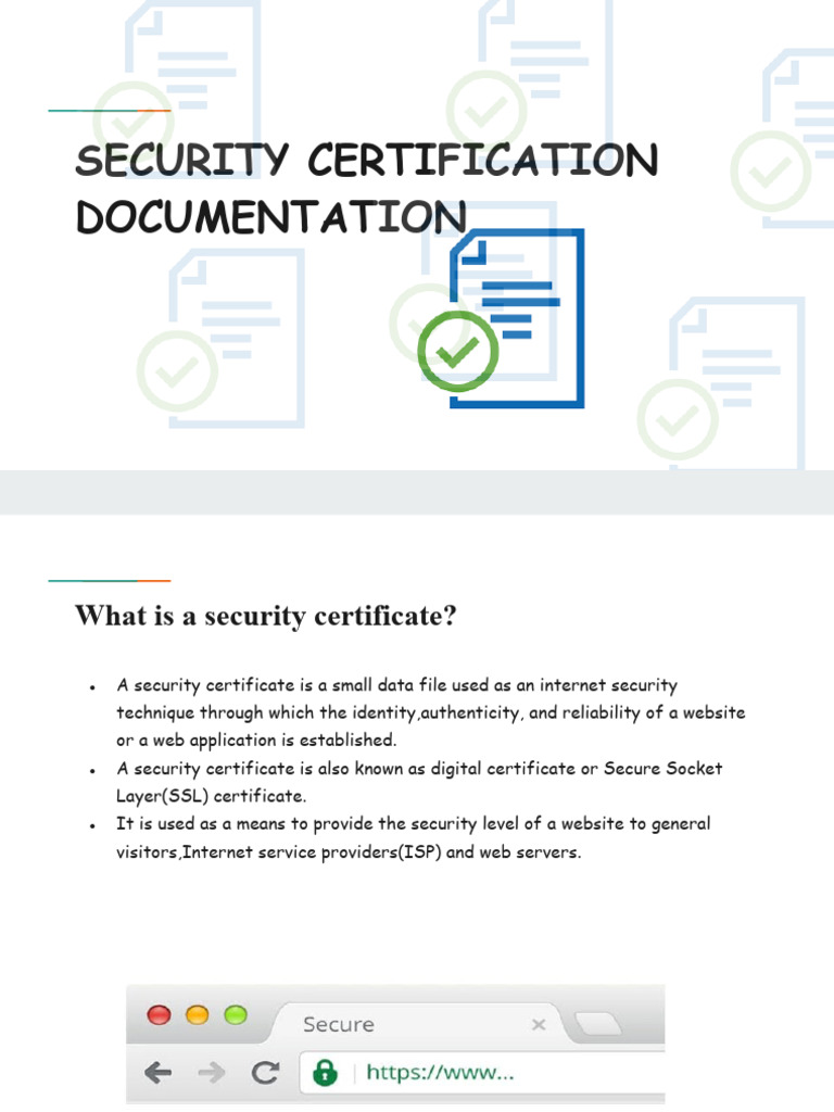 Module 9 - 3 Security Certification Documentation | PDF | Public Key ...