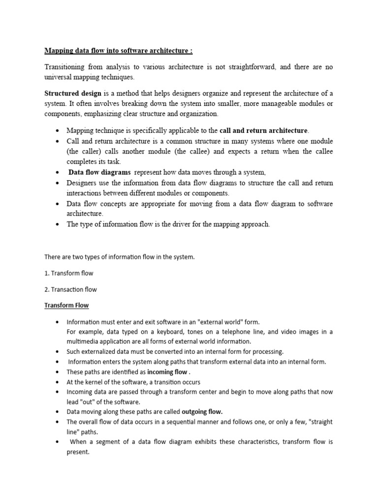 Mapping Dataflow Into Architecture Pdf System Computer Science 4100