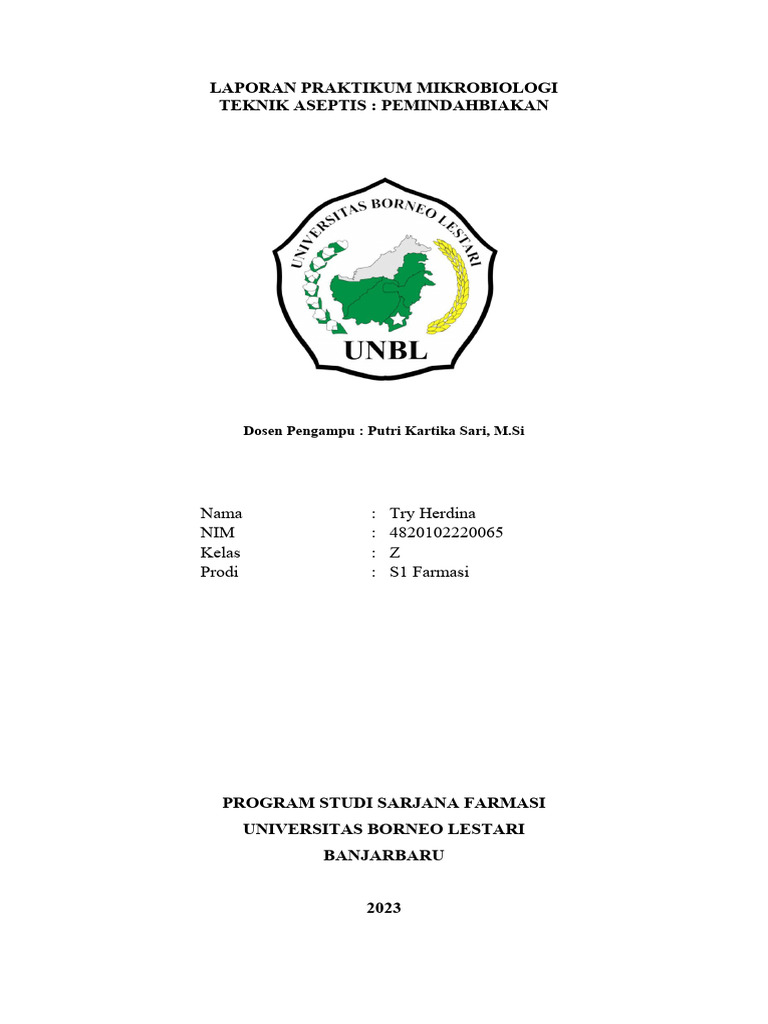 Laporan Praktikum Mikrobiologi Pemindahbiakan Bakteri | PDF