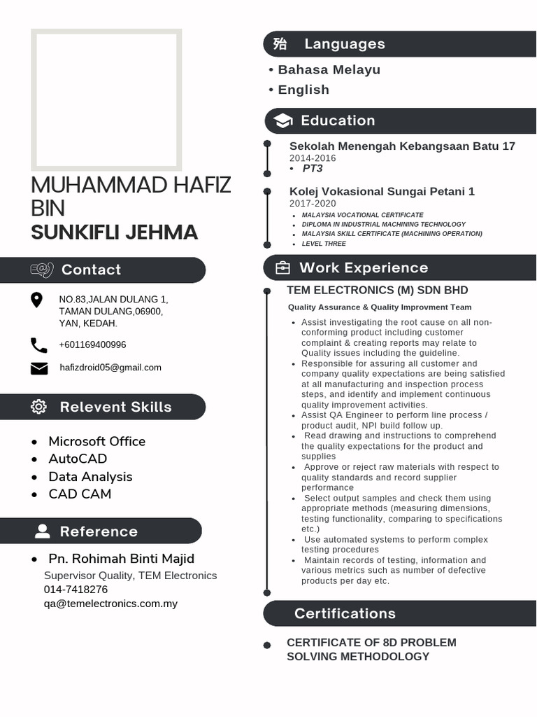 Contoh Resume | PDF