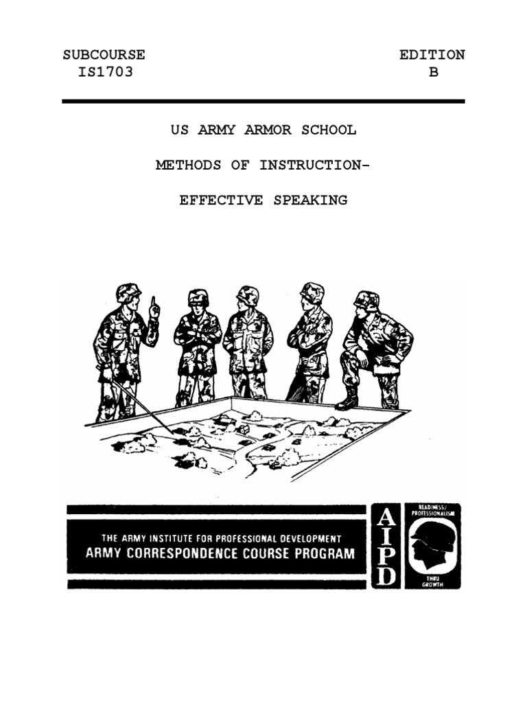 Army Effective Speaking Techniques | PDF | Test (Assessment) | Question