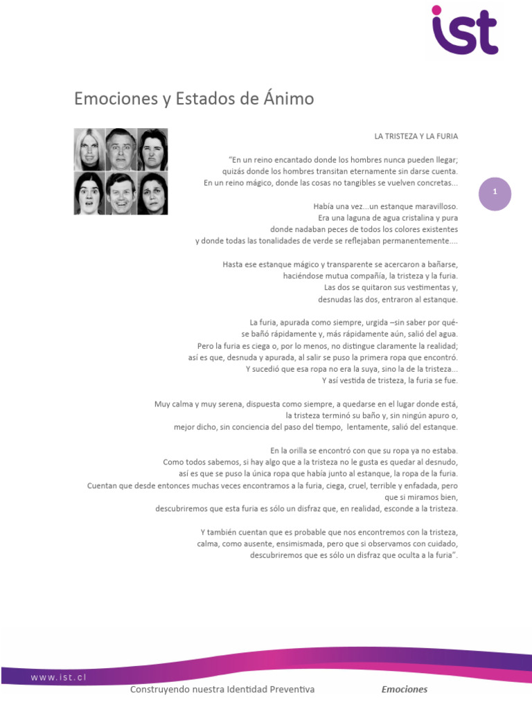 10emociones y Estados de Annimo | PDF | Las emociones | Ira