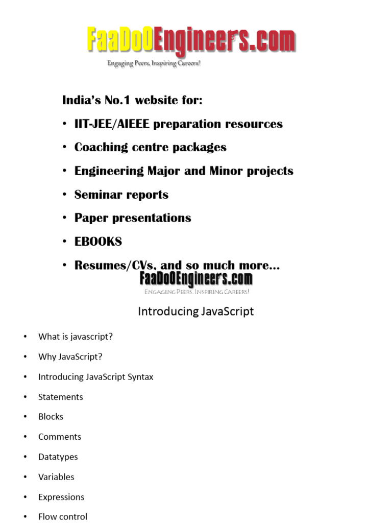 Introducing JavaScript | PDF | Control Flow | Data Type