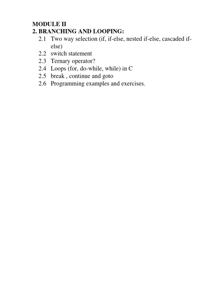 Module 2 Backbencher - Club | PDF | Control Flow | Software Engineering