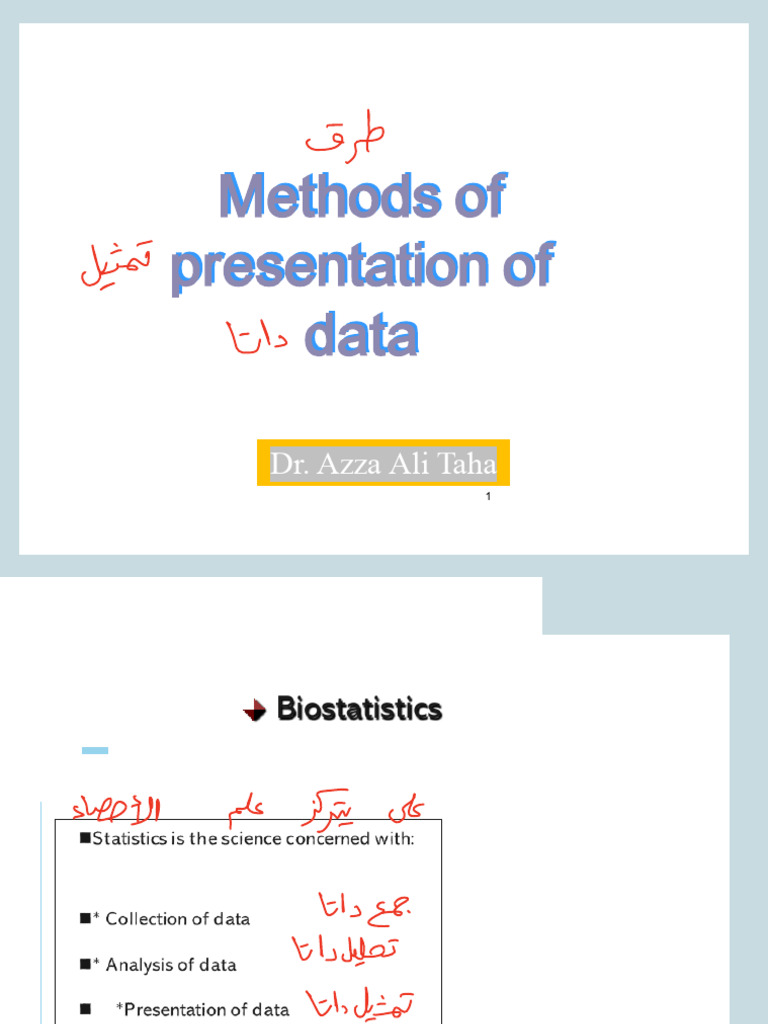 Data Presentation Methods Guide | PDF | Categorical Variable | Applied ...