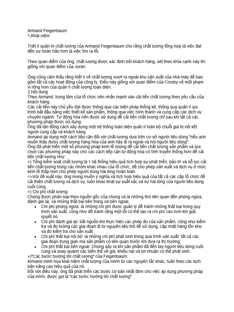 Armand Feigenbaum111 | PDF