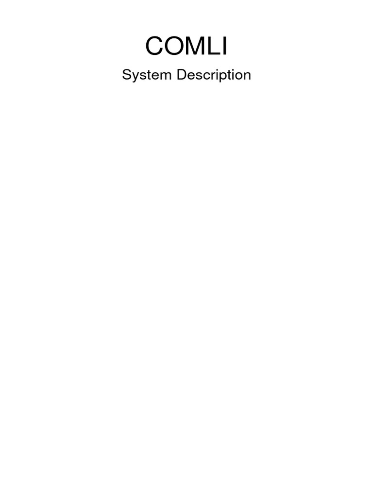 COMLI en | PDF