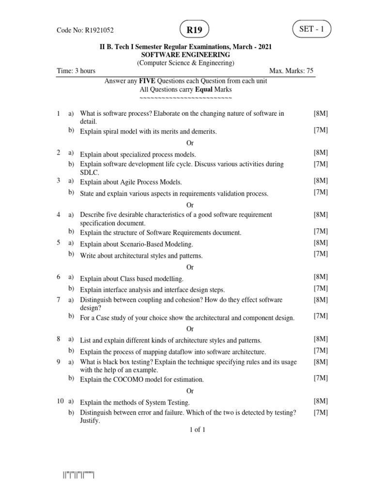 Software Engineering March 2021 Download Free Pdf Software Development Process Software 