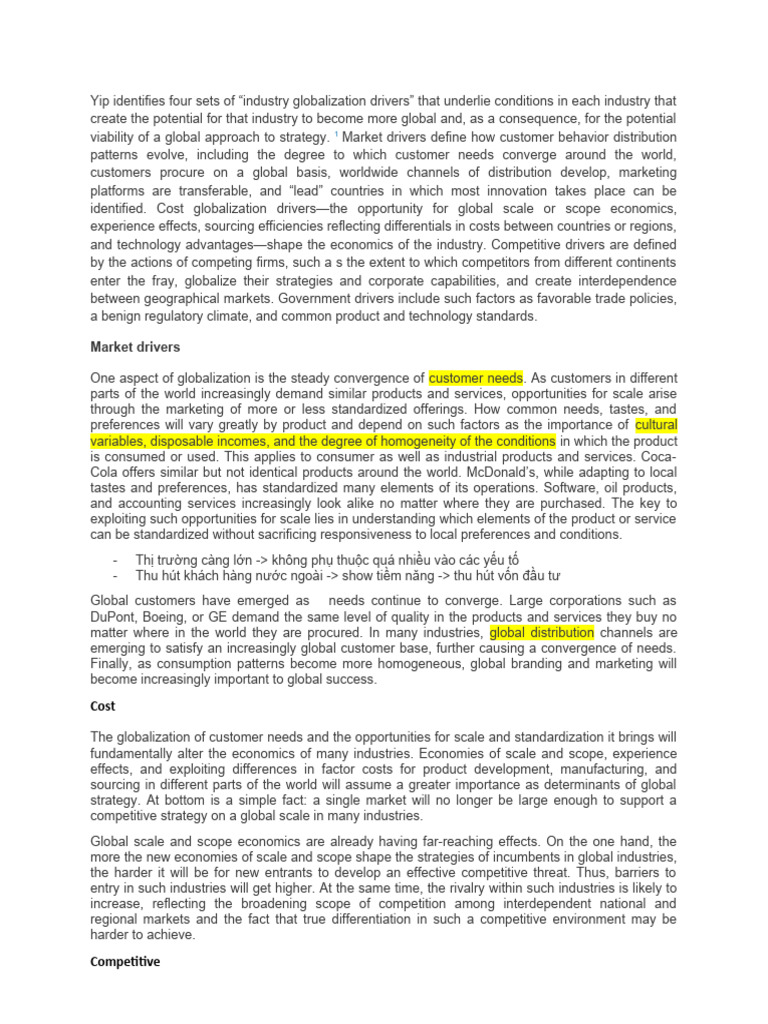 Yip Framework | PDF | Business | Finance & Money Management