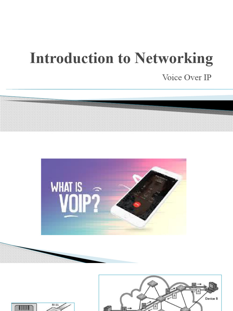 VoIP Introduction | PDF | Voice Over Ip | Computer Network