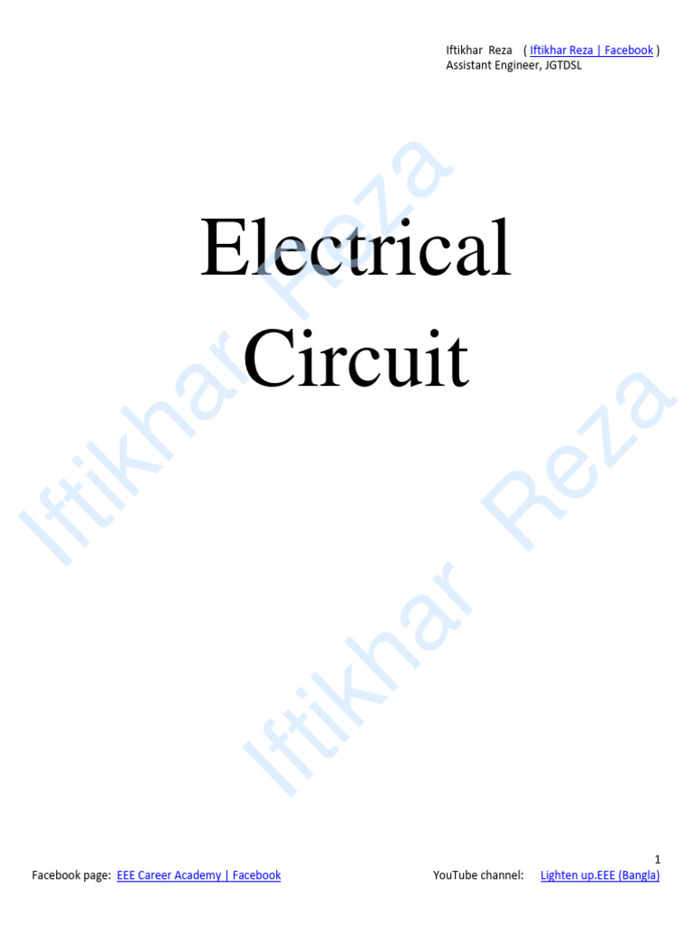 Electrical Circuit Analysis Guide | PDF | Ac Power | Physical Quantities