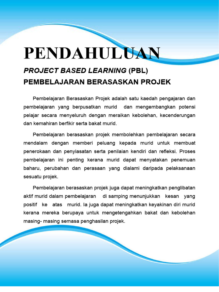 Objektif Pelaporan PBL Sains | PDF