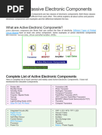 All Electronic Components List and Symbols | PDF | Bipolar Junction ...