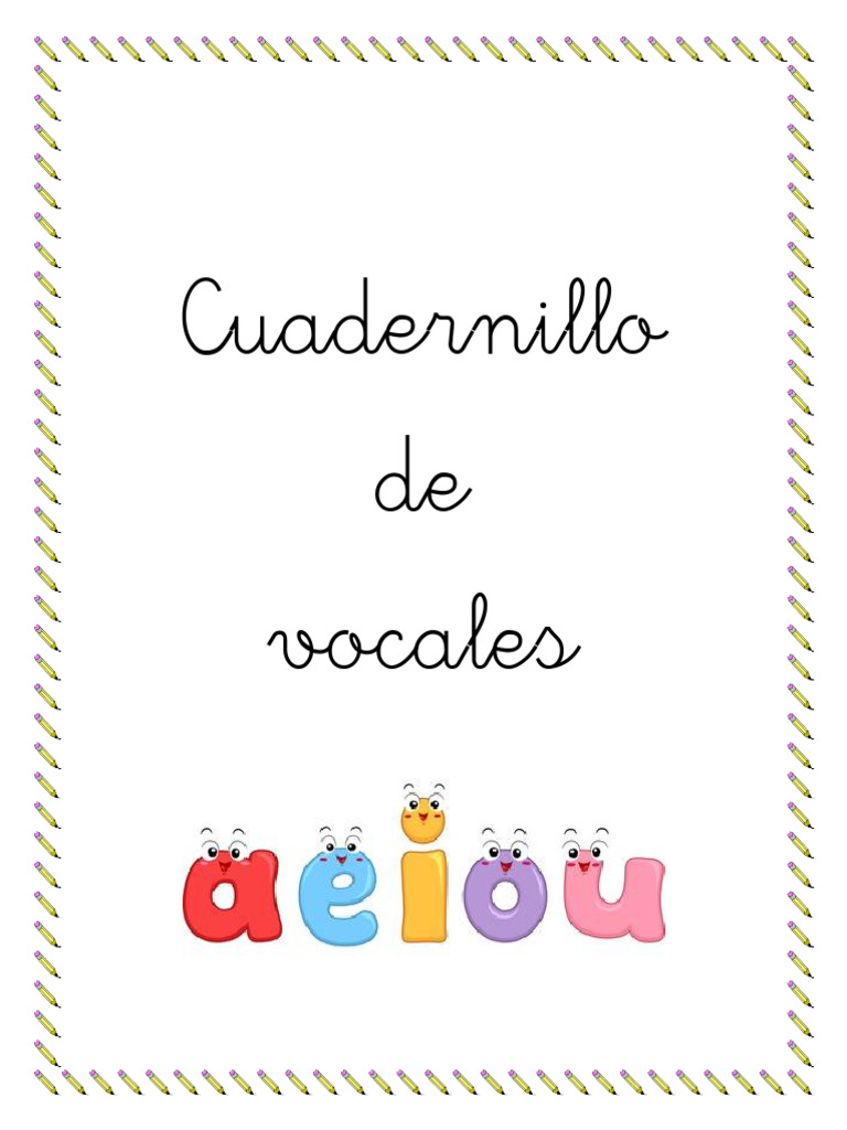 Cuadernillo Vocales - 230518 - 185525 | PDF