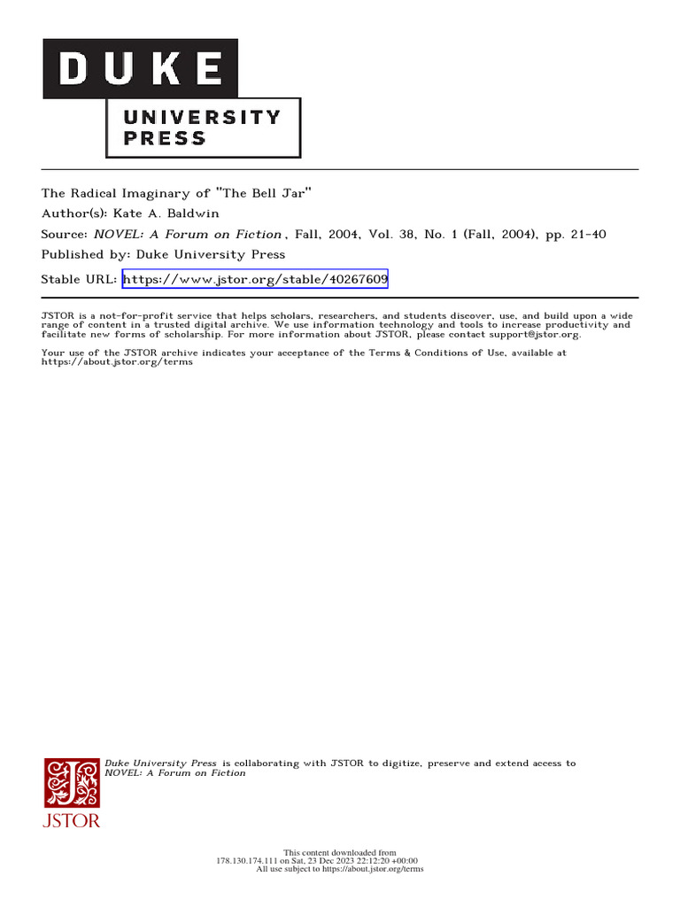 Baldwin RadicalImaginaryThe 2004 | PDF