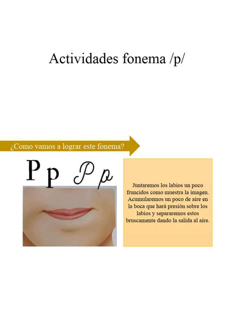 Actividades Fonema P | PDF