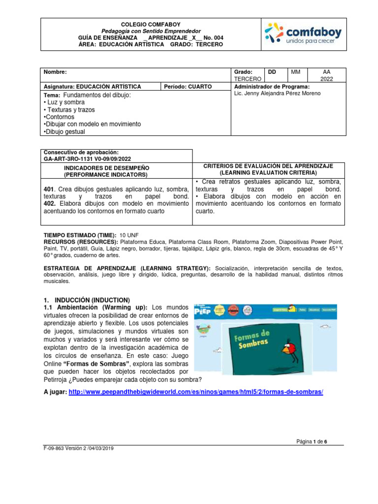 Art 3ro 004 | PDF | Dibujo | Color