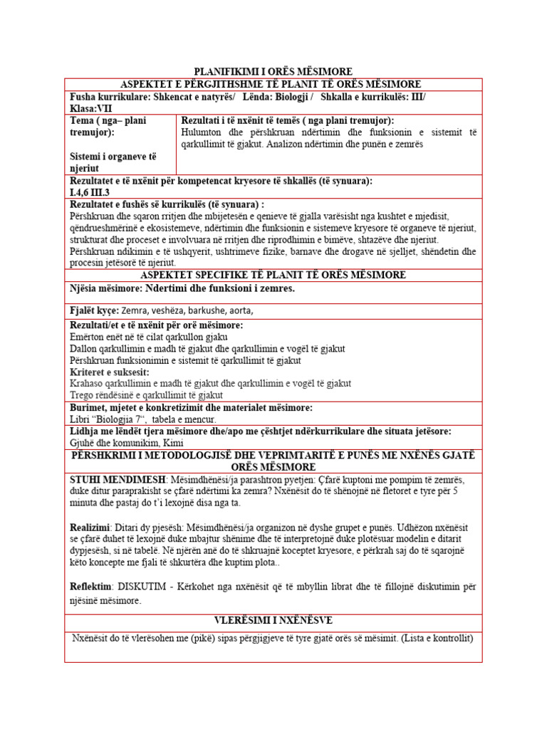 Planet Ditore (Nentor-Dhjetor-Janar) KL 7 | PDF