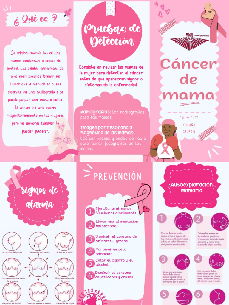 Tríptico Cáncer de Mama | PDF