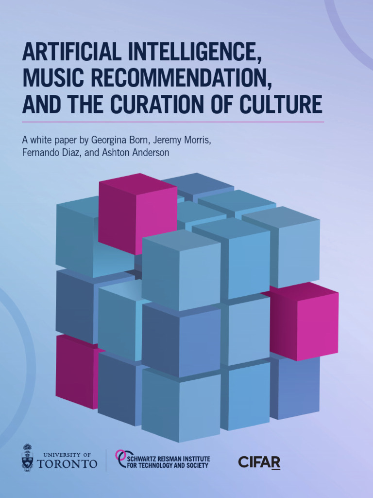 Born Morris Etal ARTIFICIAL INTELLIGENCE, MUSIC RECOMMENDATION, AND THE ... Born Morris Etal ARTIFICIAL INTELLIGENCE, MUSIC RECOMMENDATION, AND THE ...