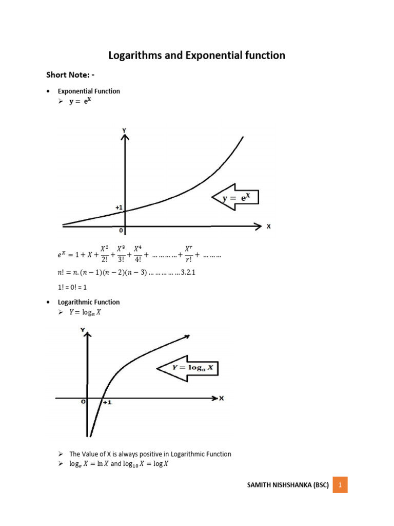 Logarithms | PDF | Logarithm | Combinatorics