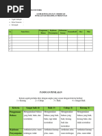 Rubrik Penilaian LKS Atau LKPD | PDF