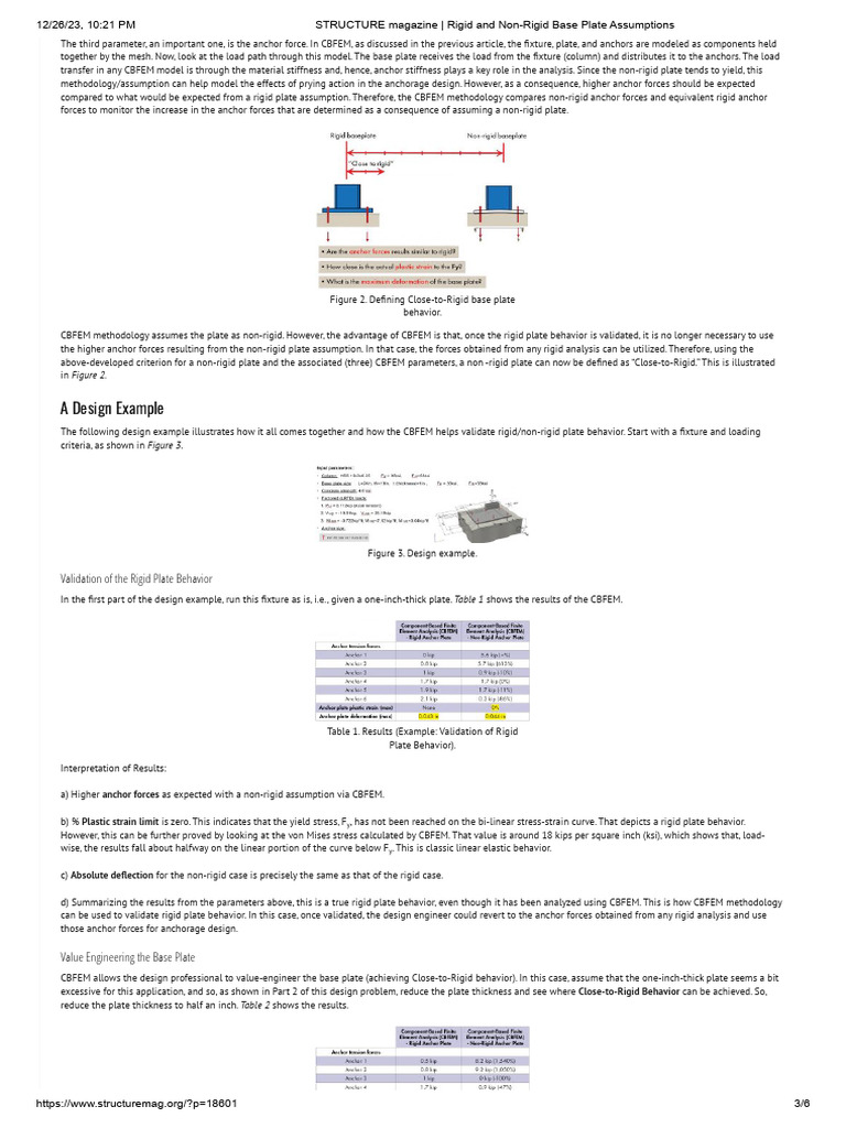 Rigid and Non-Rigid Base Plate Part 2 | PDF
