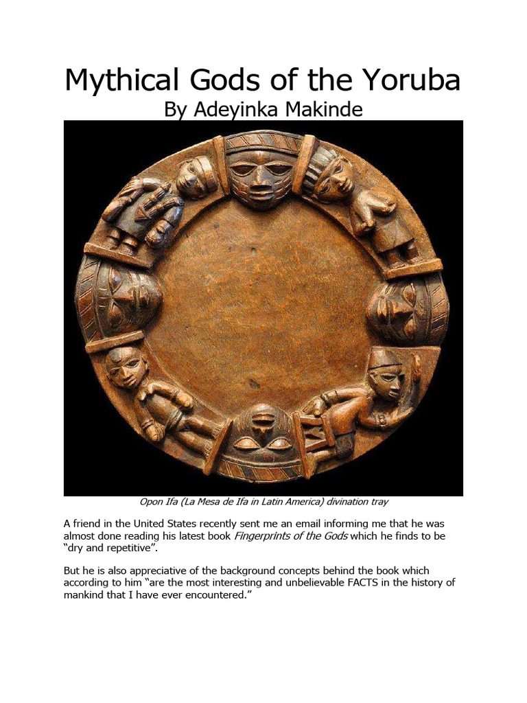 Yoruba Gods and Their Global Parallels | PDF
