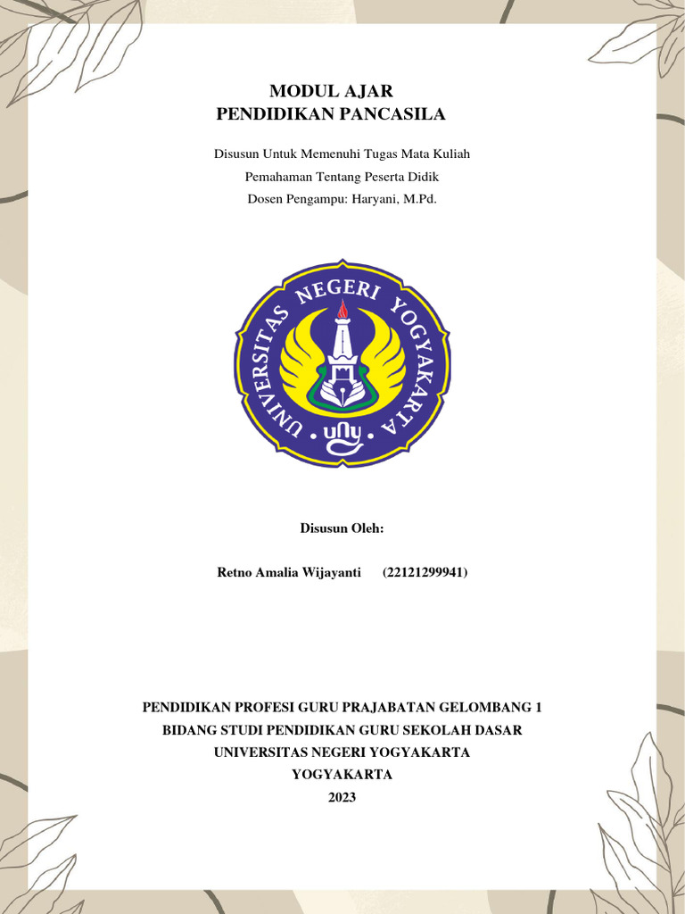 MODUL AJAR FIX | PDF