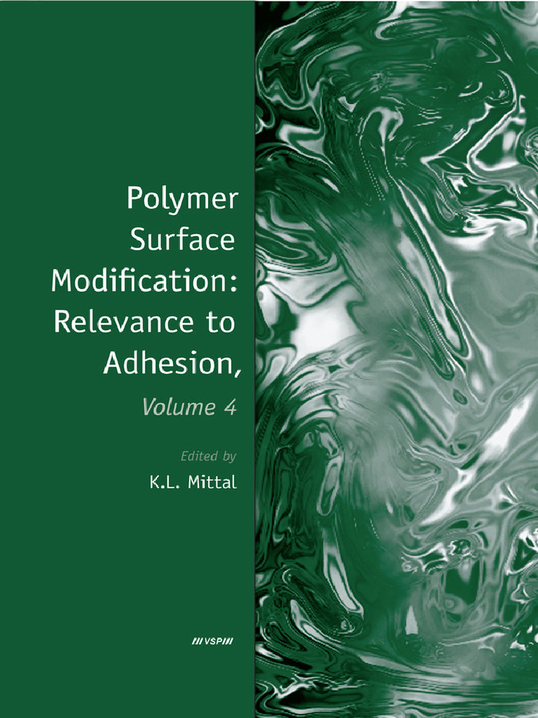 (Polymer Surface Modification - Relevance To Adhesion 4) Mittal, K.L. - Polymer Surface ...