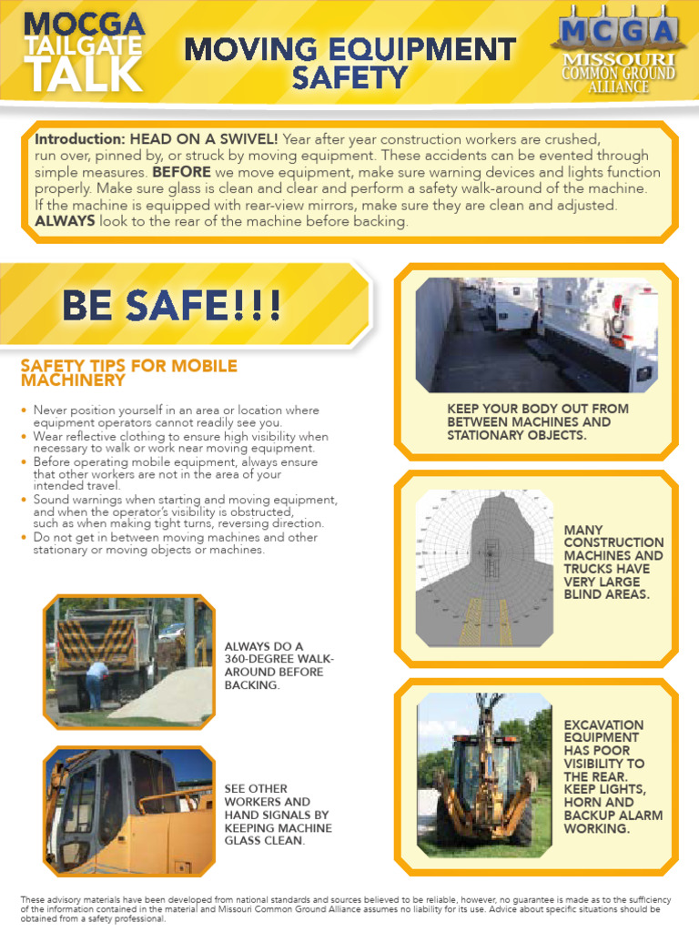 Moving-Equipment-Safety | PDF | Manufactured Goods