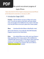 Growth Stage of Apple Iphone | PDF | I Phone | Apple Inc.
