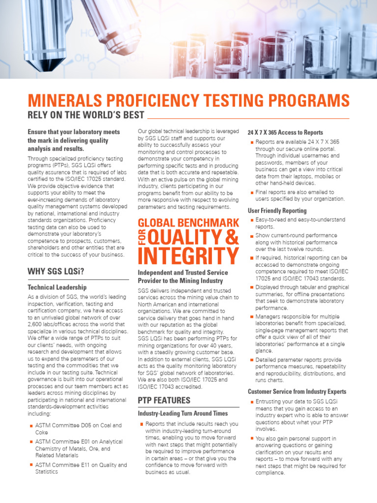 Sgs Lqsi Marketing Sheet en | PDF