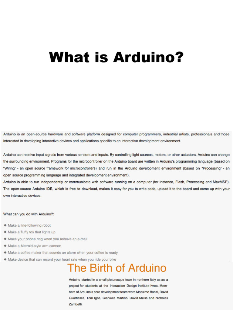 What Is Arduino | Download Free PDF | Computer Hardware ... What Is Arduino | Download Free PDF | Computer Hardware ...